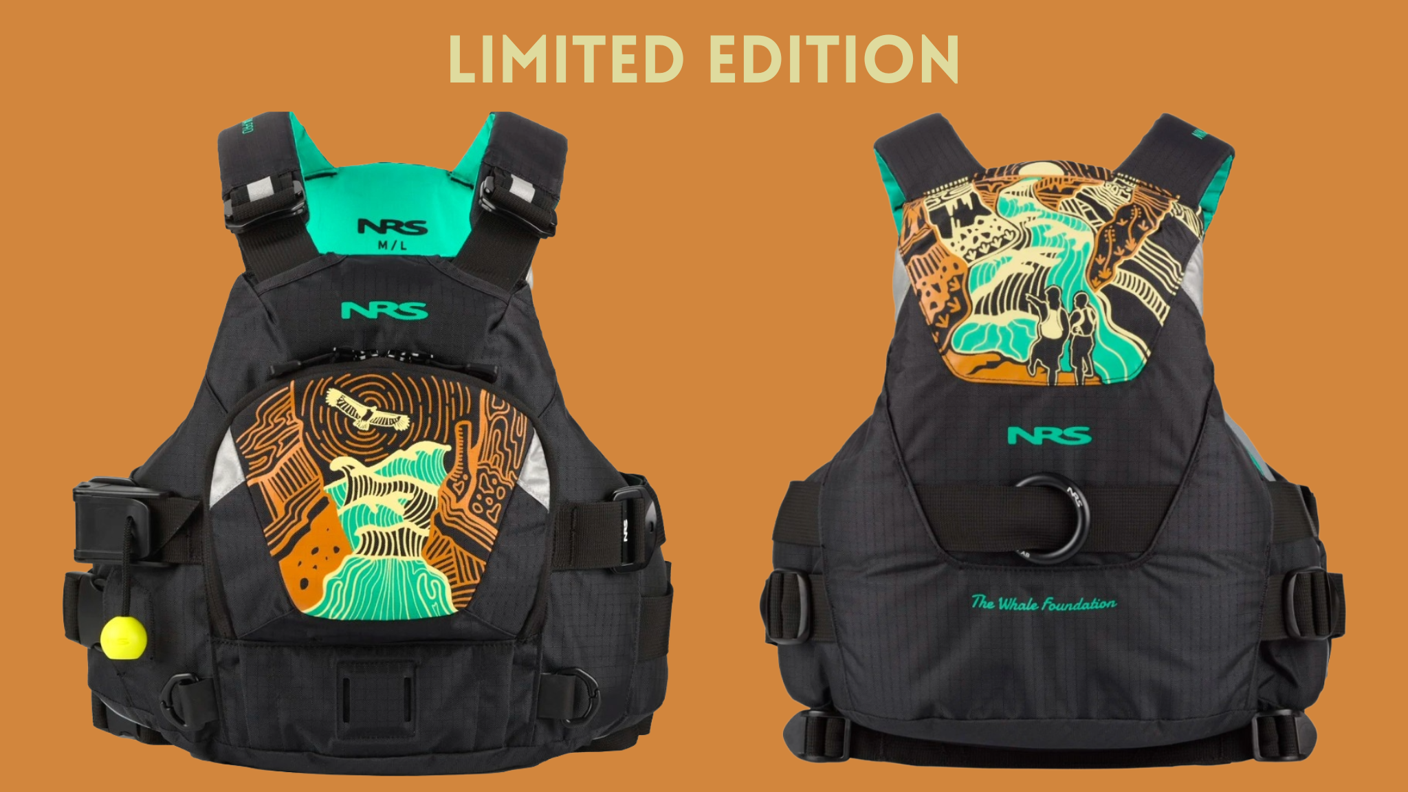 NRS collaborates with Whale Foundation on a limited Ninja Pro Guide PFD ...